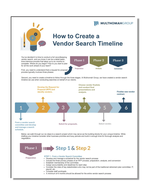 Three Phases of a Recordkeeping Vendor Search: Phase 3