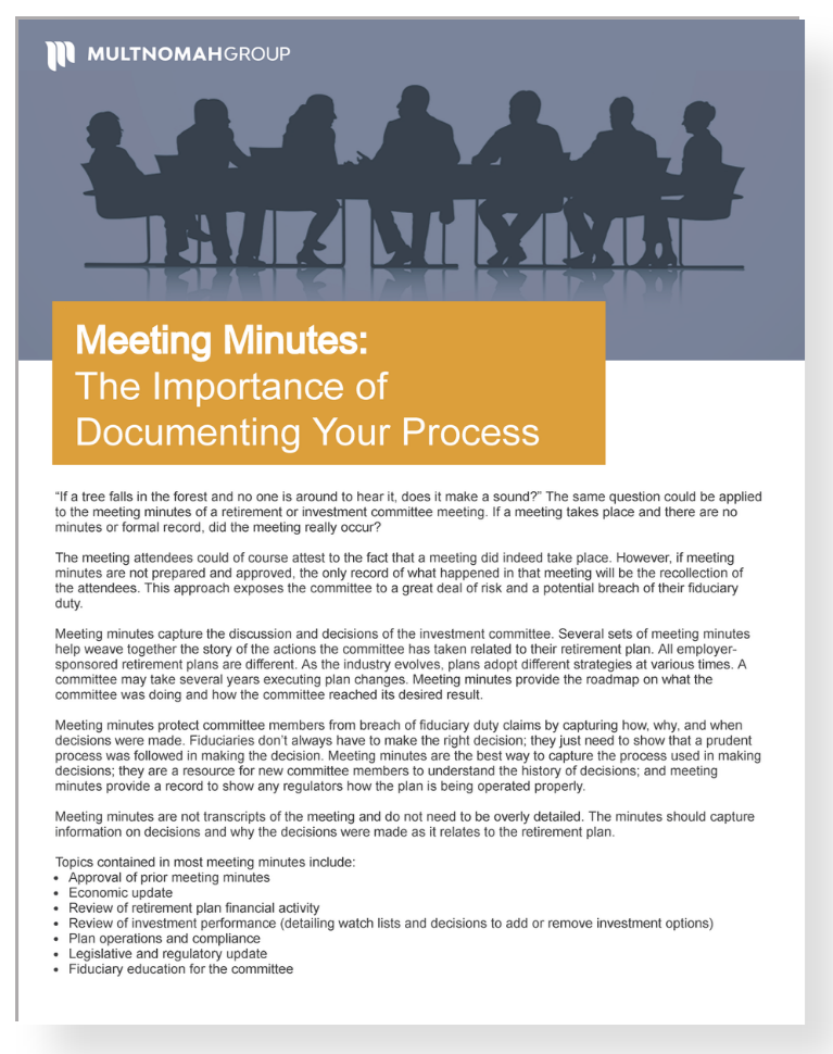 Don't Underestimate the Importance of Meeting Minutes