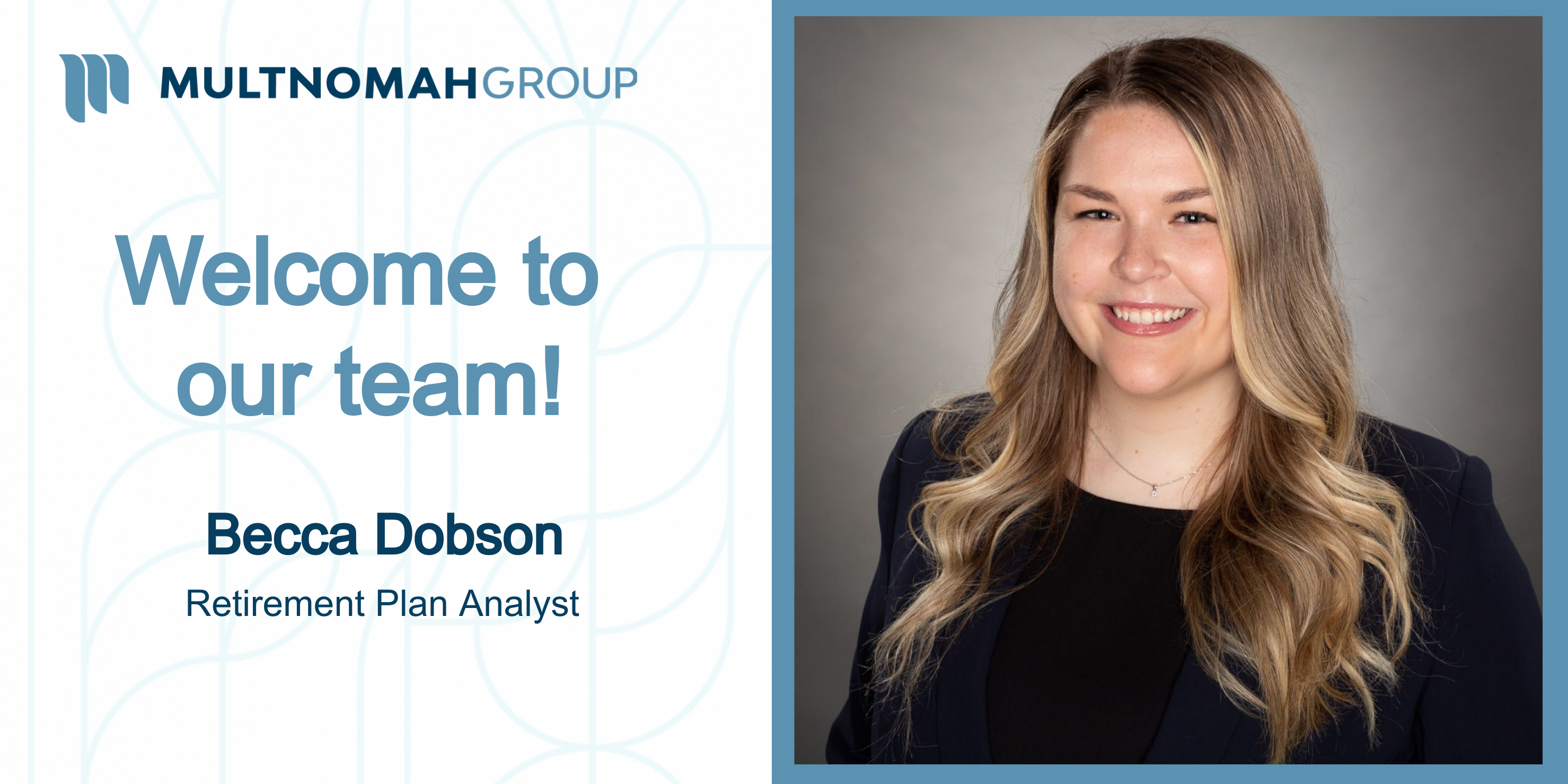 Welcome Becca Dobson!
